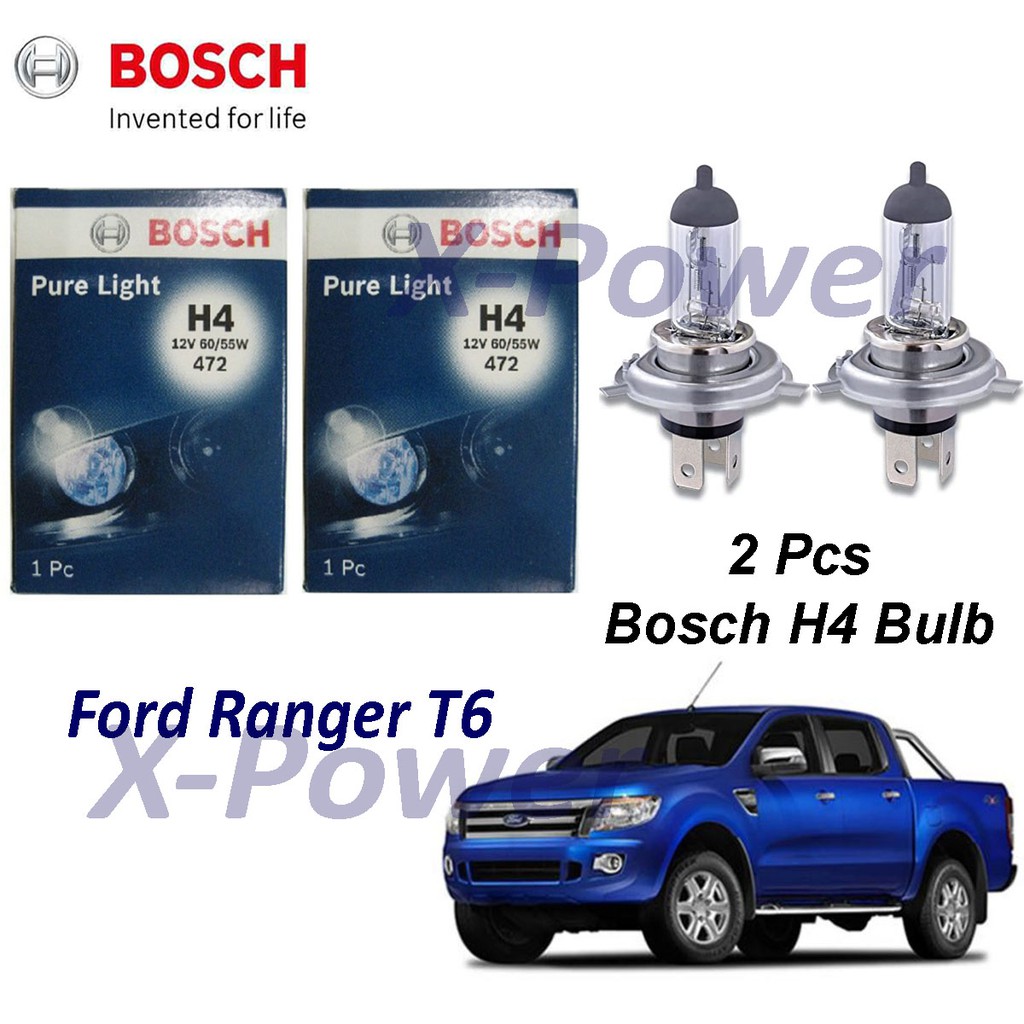 Ford Ranger T6 Headlight Bulb Size | Shelly Lighting