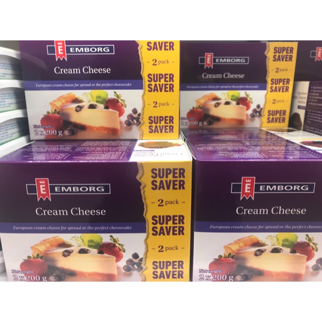 Cream Cheese Emborg (200g x 2) | Shopee Malaysia