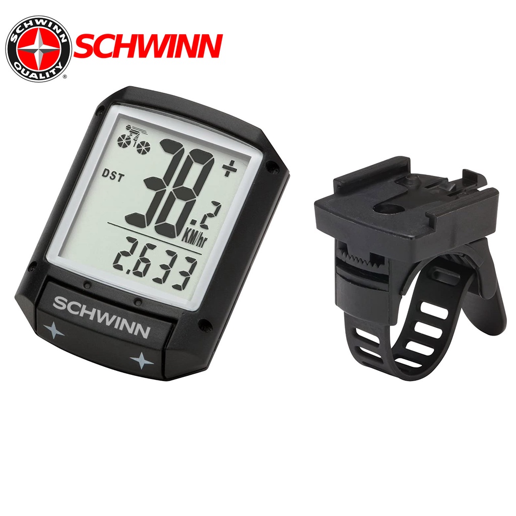 Schwinn Bicycle Computer Cycling Performance Computer Speed meter Wired ...