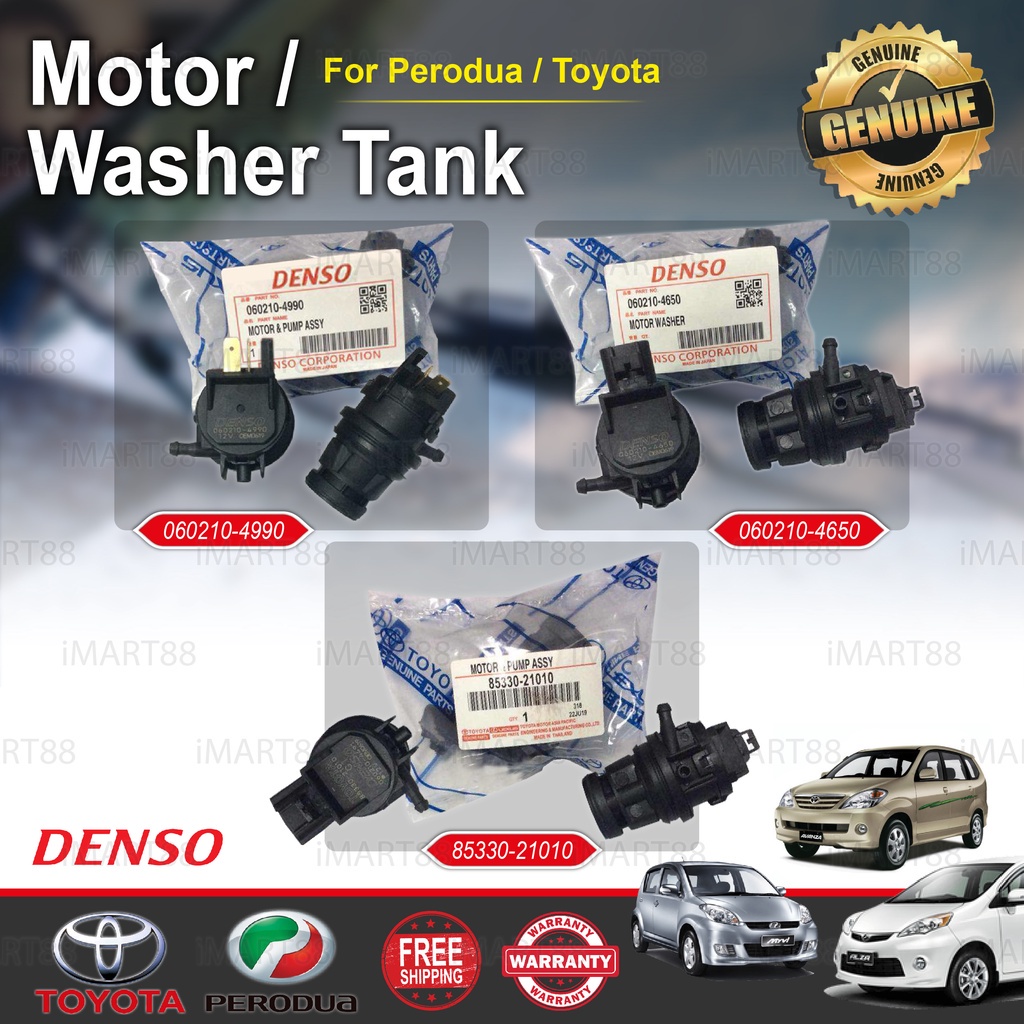 Original Toyota Avanza Perodua Myvi Alza Axia Viva Washer Pump Tank ...
