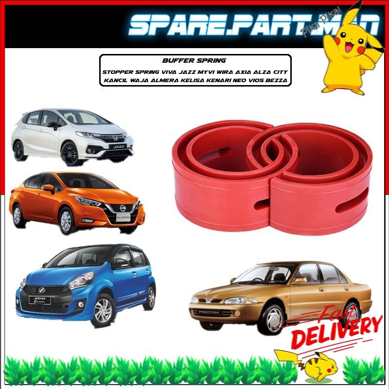 🔥 Buffer Spring 🔥 Stopper Spring Viva Jazz Myvi Wira Axia Alza City ...