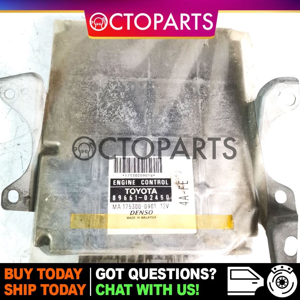 Toyota Corolla 4A-FE 1.6 Engine Control Unit/ECU Module (Used) [89661-02450] | Shopee Malaysia