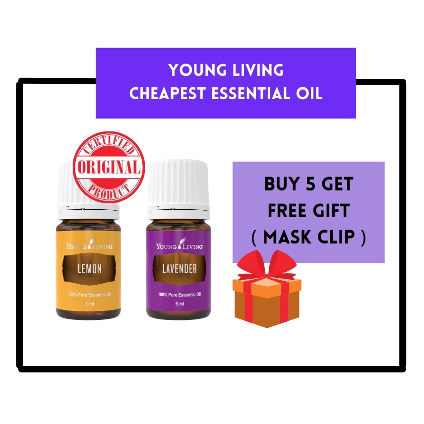 Combo Young Living Lavender Lemon Essential Oil Shopee Malaysia