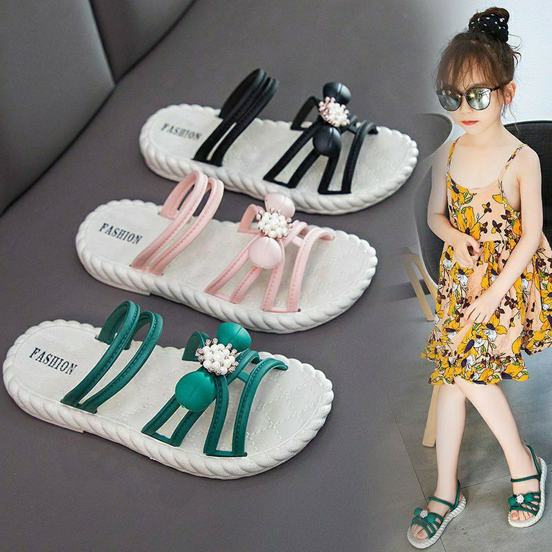 BSGSDC18 Baby Princess Sandals Korean Shoes Kids Children's Middle and ...