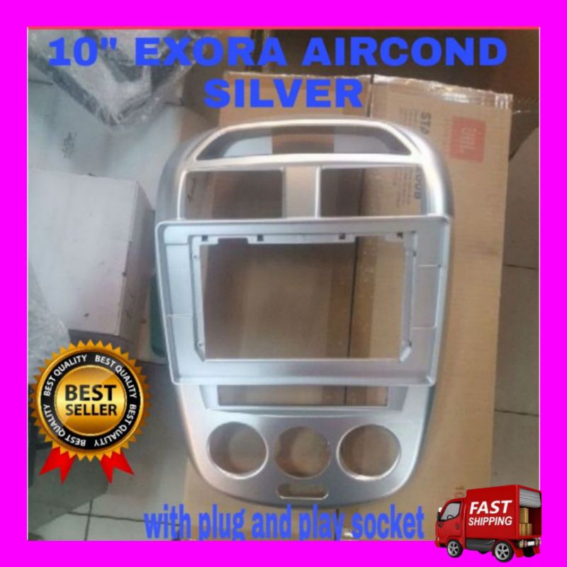 🔥PROTON CAR ANDROID CASING #EXORA AIRCOND SILVER# WITH PLUG AND PLAY ...
