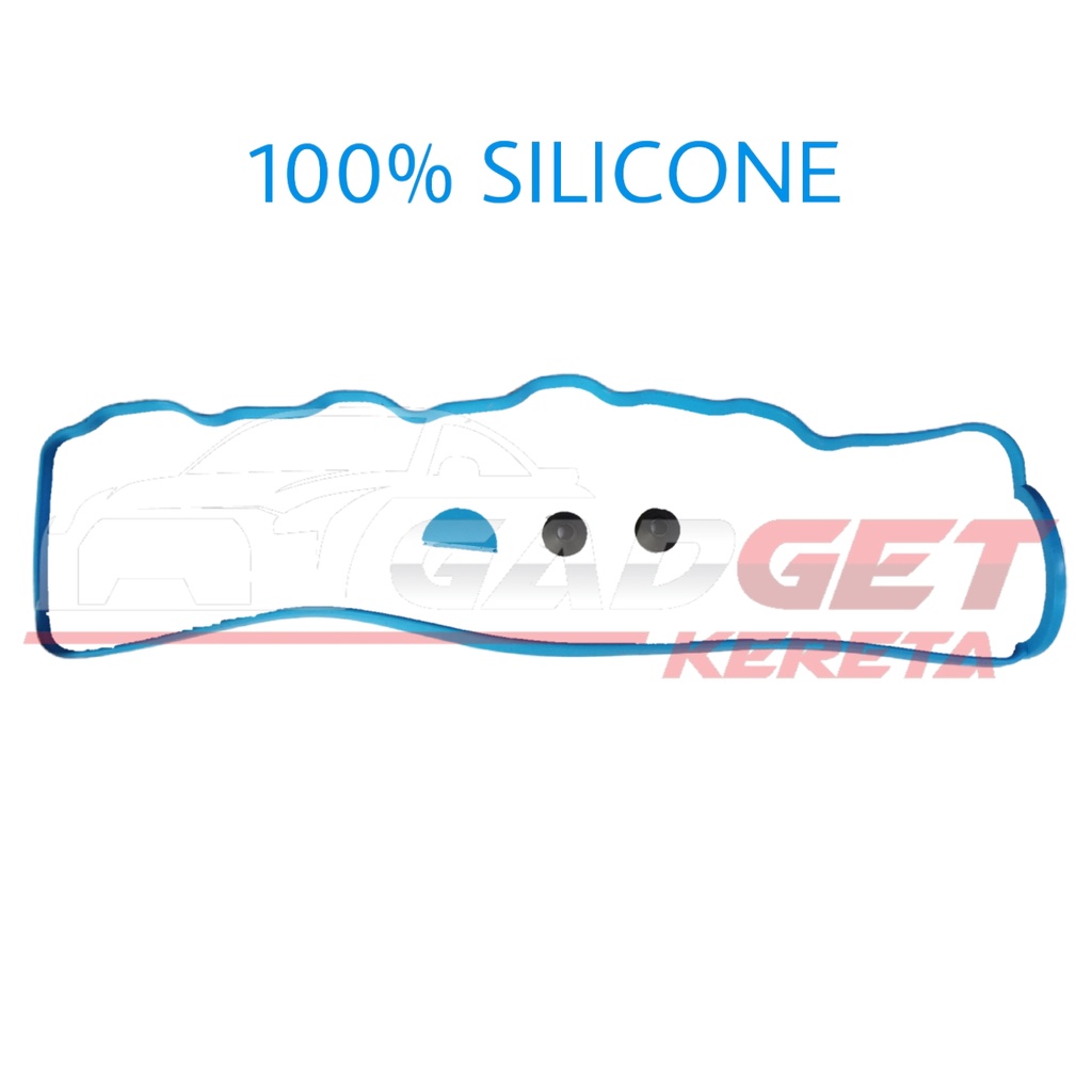 SILICONE VALVE COVER GASKET+VALVE COVER BUSH+HALF MOON SEAL MITSUBISHI ...