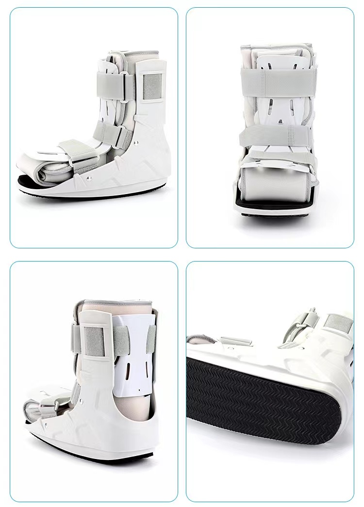 Aircast Foam Pneumatic Walking Boot Ankle Support Foot Orthosis Plantar ...