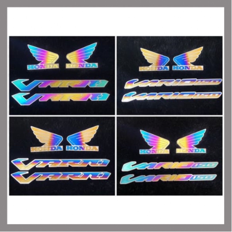 Combo VARIO 150 TITAN STAMP AND TITAN BIRD WING LOGO (100% REAL ...