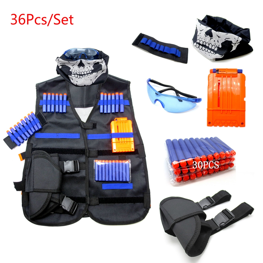 36Pcs/Set Kids Tactical Vest Kit | Shopee Malaysia