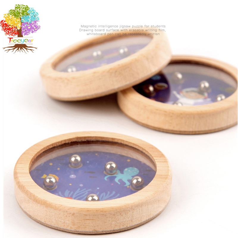Treeyear Brainy Maze Labyrinth Game for Kids - Self-Contained Maze Toy ...