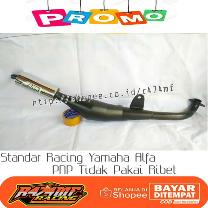 AHM Racing Standard Yamaha Alfa Exhaust / AHM Racing Standard Yamaha ...