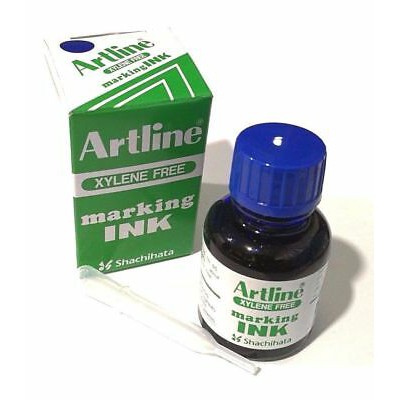 [READY STOCK] ARTLINE PERMANENT MARKING INK REFILL BIRU (20ml) | Shopee ...