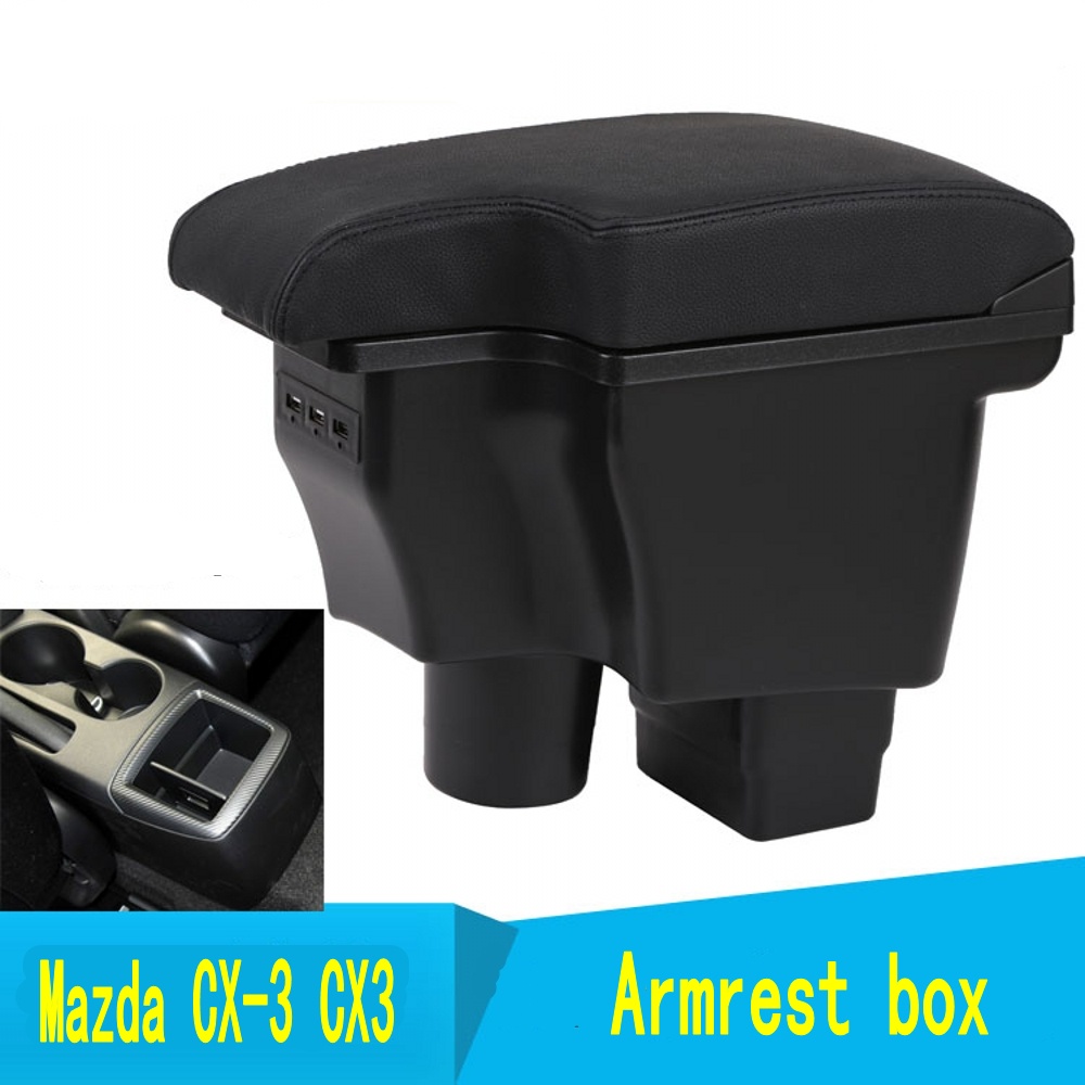 Car Mazda 2 Skyactiv Version CX-3 Armrest Box Center Console Storage ...
