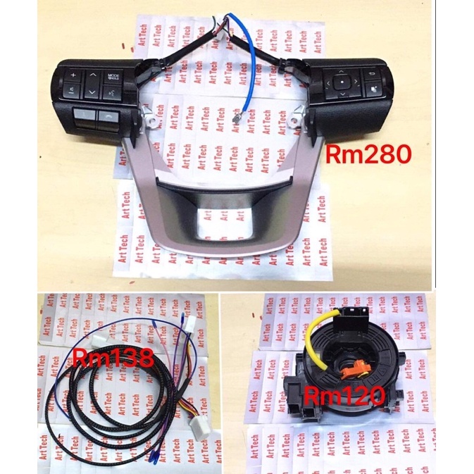 New Toyota System Hilux Revo Clock Spring Steering Control Button ...