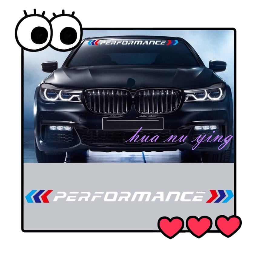 BMW M PERFORMANCE FRONT WINDSCREEN STICKER | Shopee Malaysia