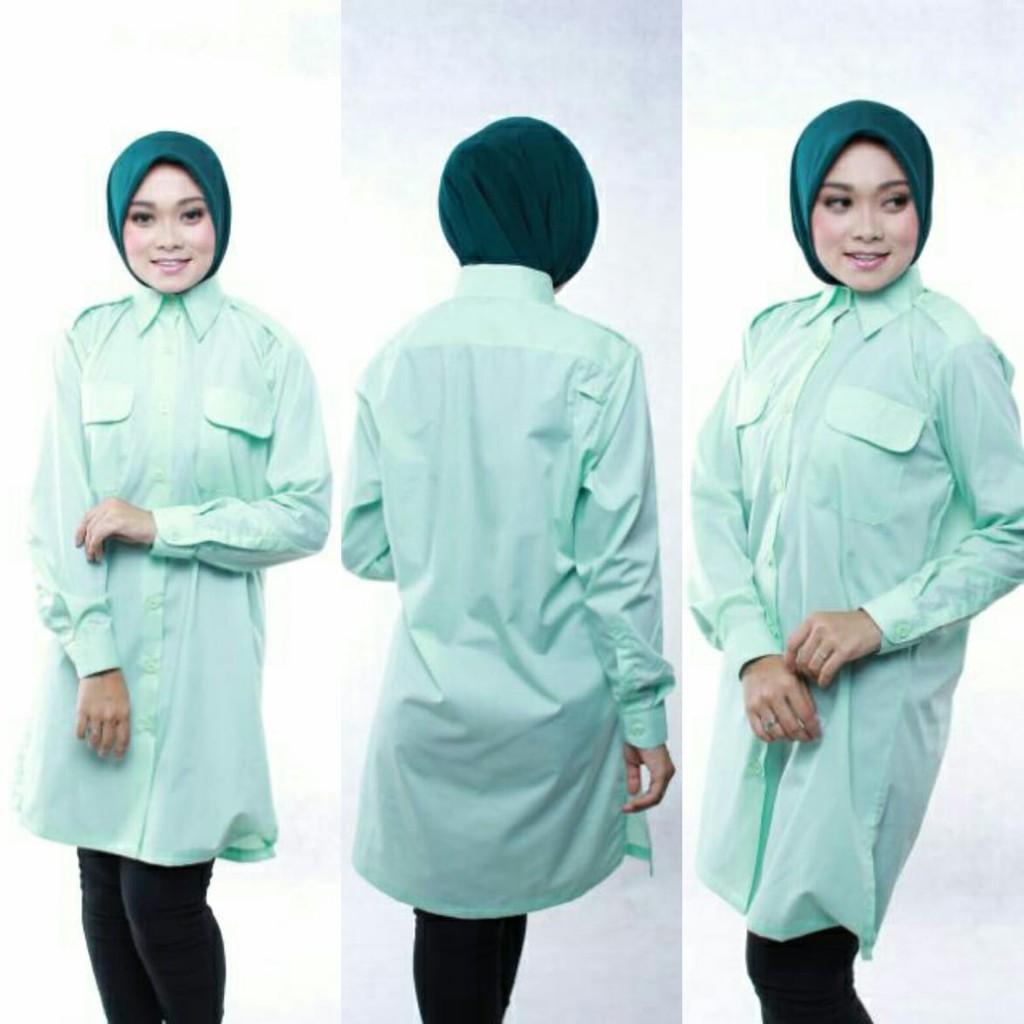 KEMEJA MUSLIMAH KADET REMAJA SEKOLAH NO.3 (cottonsoft) | Shopee Malaysia