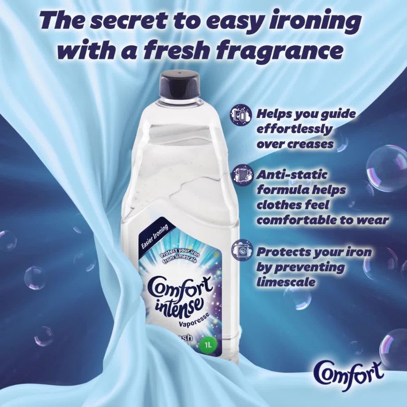 (UK)Comfort Intense Easy Ironing Water Fresh Sky Scent 1L | Shopee Malaysia