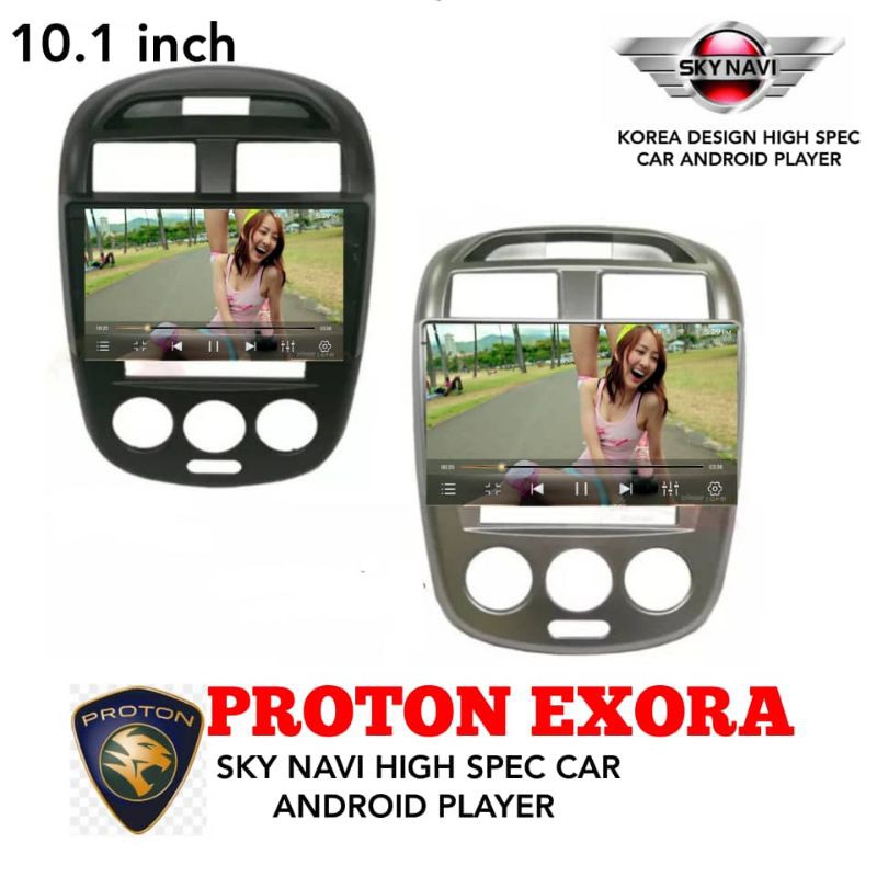 (PROTON EXORA) SKY NAVI T3L HIGH SPEC CAR ANDROID PLAYER | Shopee Malaysia