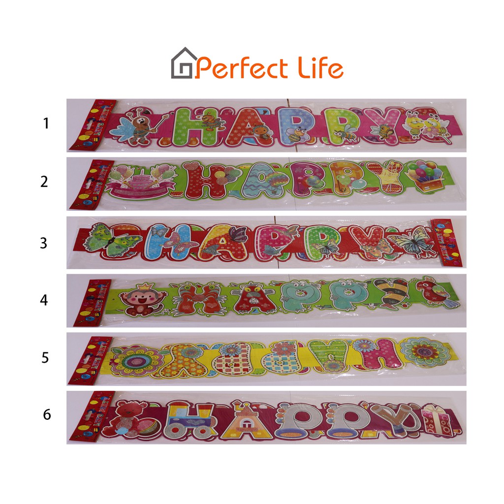 Perfect Life Banner Happy Birthday | Shopee Malaysia