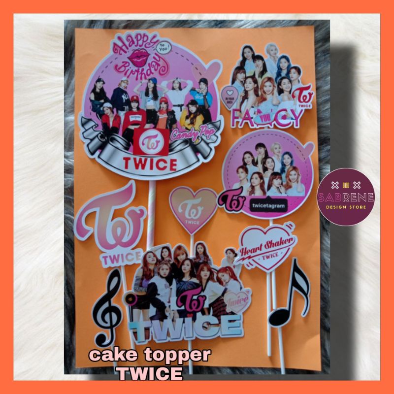 Twice Cake Topper Ready Stock Cake Decorations | Shopee Malaysia