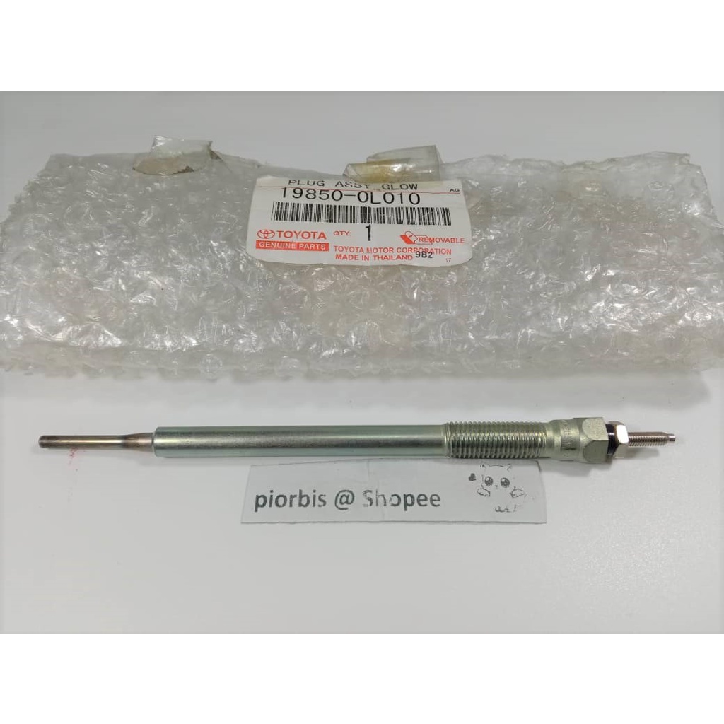 TOYOTA HILUX 4x4 VIGO KUN25 GLOW PLUG HEATER PLUG 19850-0L010 PT157G ...