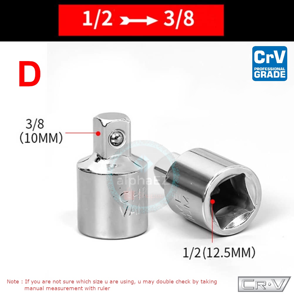 🇲🇾 TOOLS 1/2" INCH ( 12.5MM ) Heavy Duty ratchet Wrench and Adapter ...