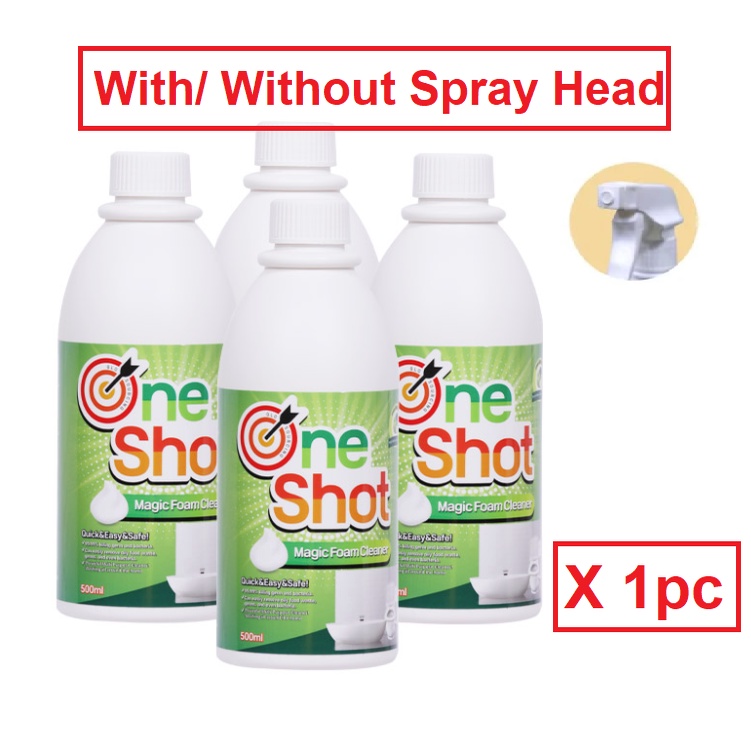 One Shot Multipurpose Cleaner (Apple Fragrances Cleaner 500ml) | Shopee ...