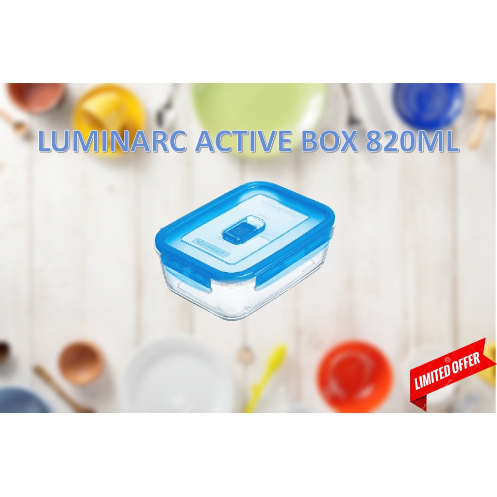 LUMINARC PURE BOX ACTIVE X ABBOTT 820ML | Shopee Malaysia