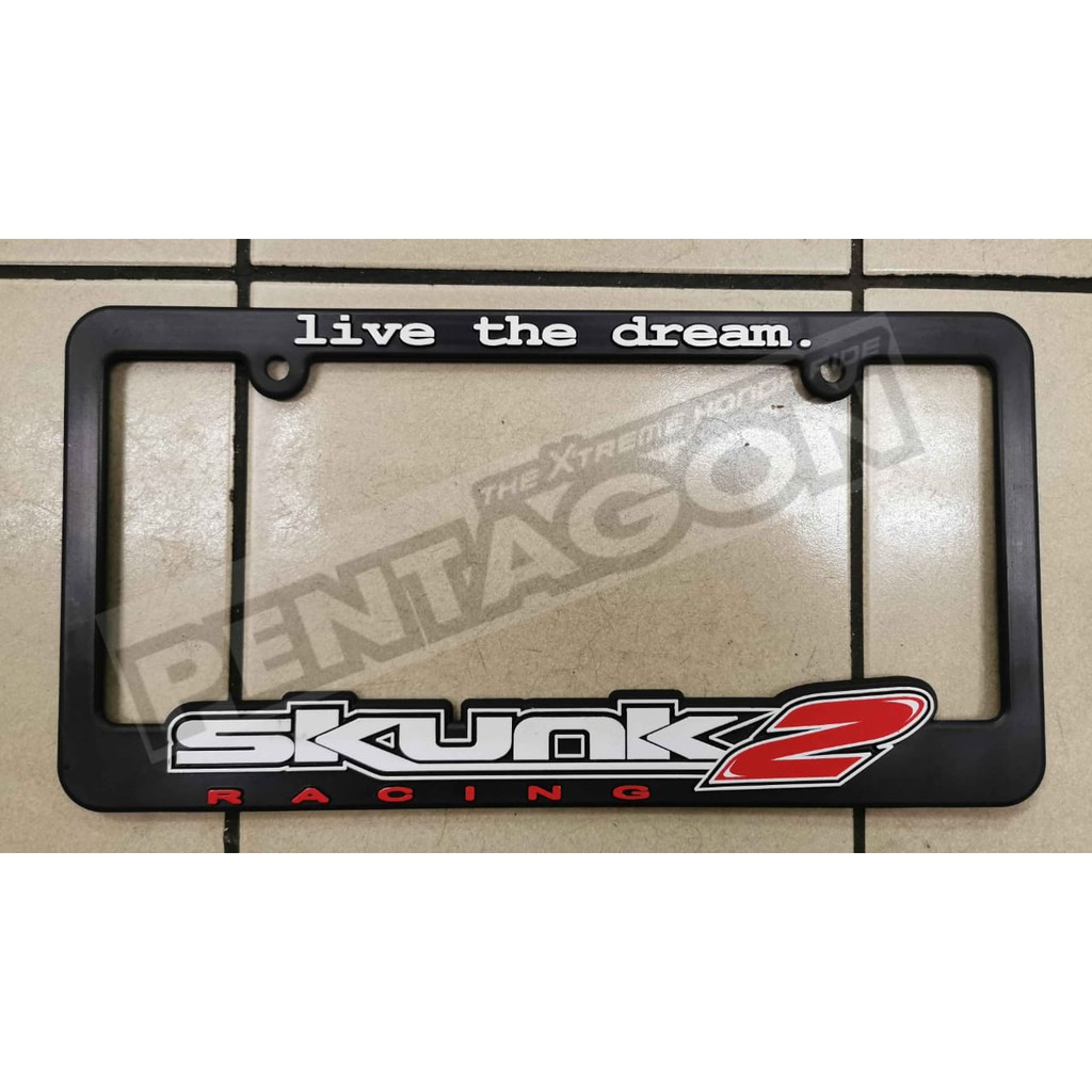 Genuine USDM License Plate Frame Hondata PRL Drag Cartel Skunk2 Full ...