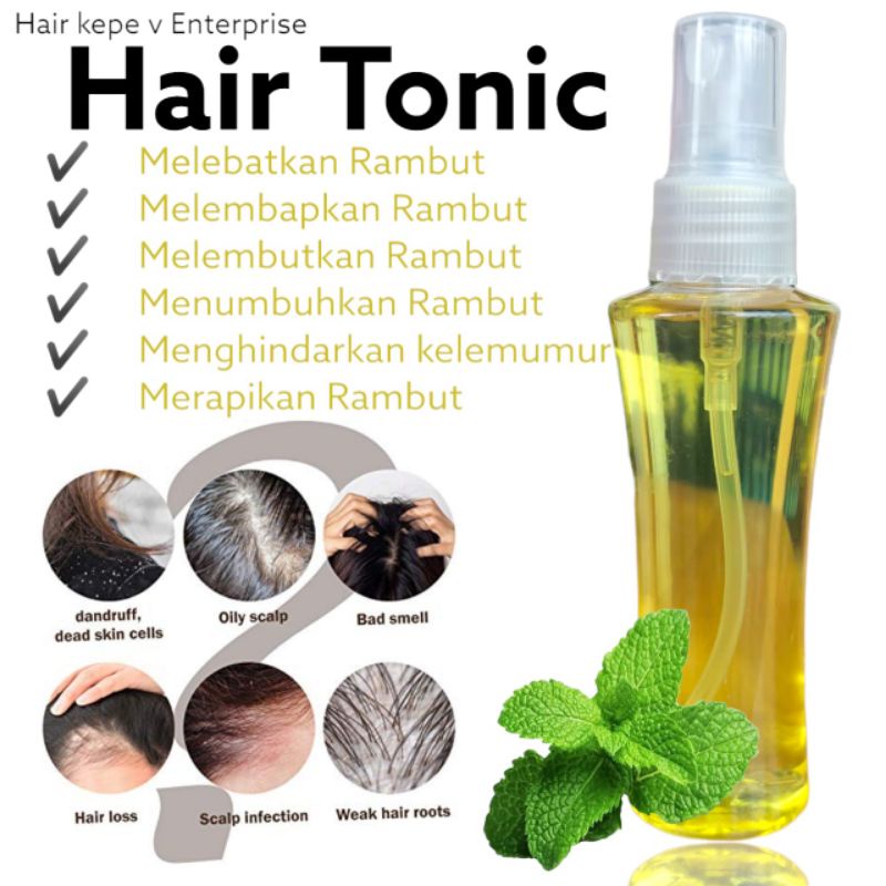 Borong Pelebat rambut Hair Toner/ Hair Tonic(Masalah Kelemumur/Kulit ...