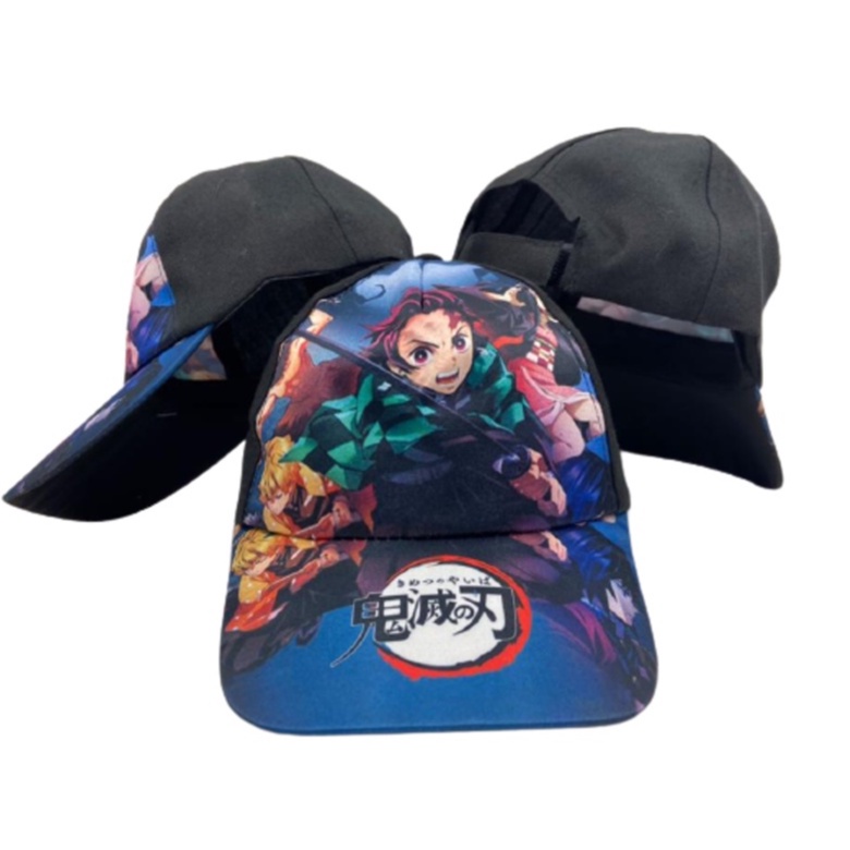 Ready Stock! Demon Slayer Kimetsu no Yaiba Topi cap Kid cap Kid ...