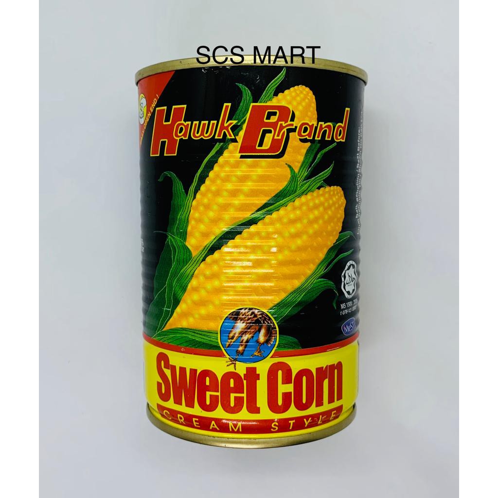 Hawk Brand Sweet Corn Cream Style 425g Jagung Manis Ala Krim Cap Lang ...