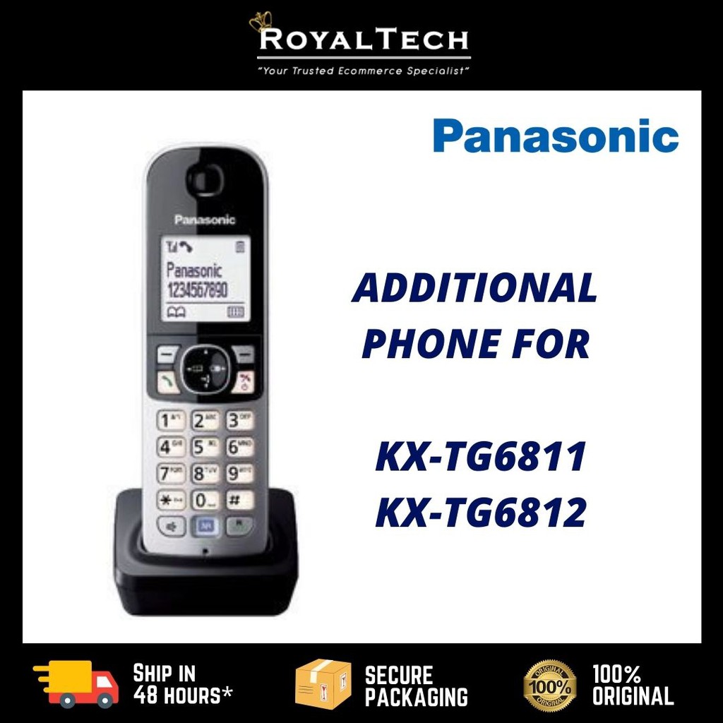 PANASONIC Additional Phone Additional Handset Optional Handset KX-TGA681 KX-TGA681MLB for KX ...