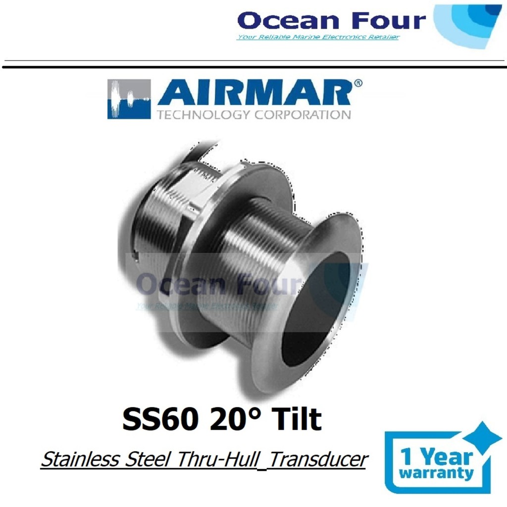 AIRMAR XSONIC 9 PIN SS60 600watt 20 degree Stainless Steel (LOWRANCE ...