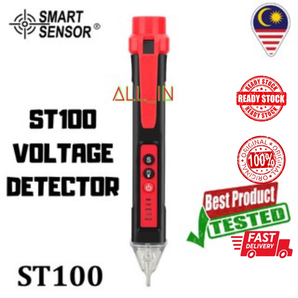 Smart Sensor ST100 Non-contact Volt Alert Detector | Shopee Malaysia