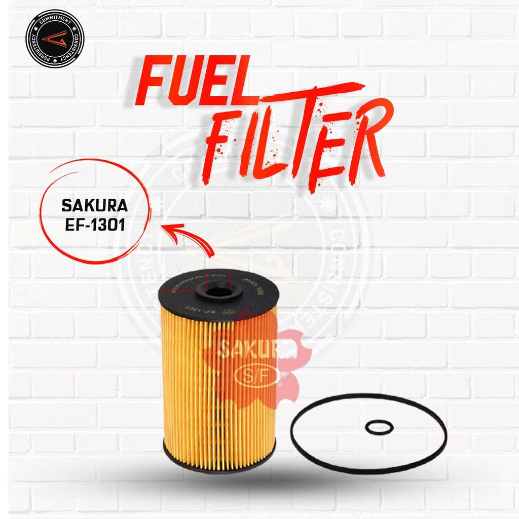 Sakura Fuel Filter EF-1301/EF1301/ Sakura Oil Filter - Hino Kobelco ...
