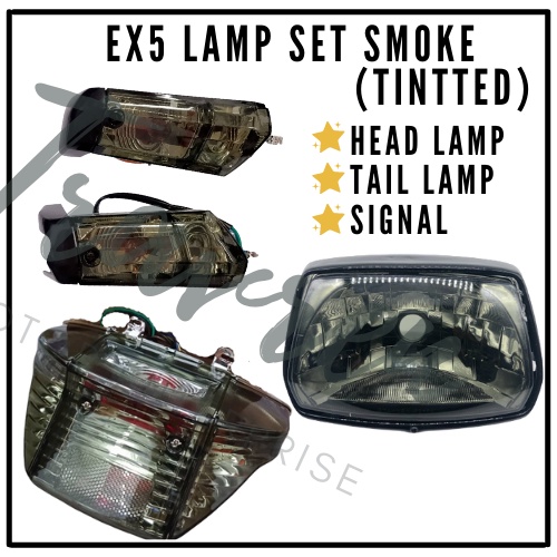 EX5 HIGH POWER EX5DREAM EX5 DREAM HEAD LAMP TAIL LAMP SIGNAL LAMPU BESAR LAMPU BELAKANG LAMPU ...