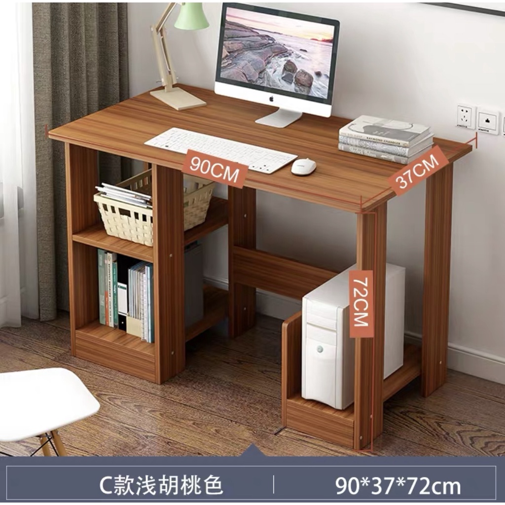 Comes Computer Table Wood 80/90/100/120cm PC Study Desk Tables Working ...