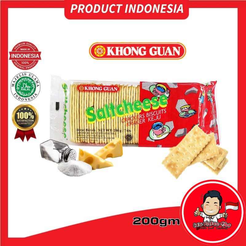 Khong Guan Saltcheese 200gm 🇮🇩 Indonesia wafer crispy chocolate nissin ...