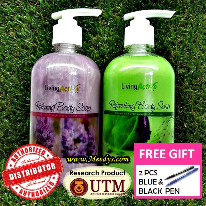 💥 BODY SOAP AROMATHERAPY 💥 LivingActive - Gel Mandian Sabun Mandi ...