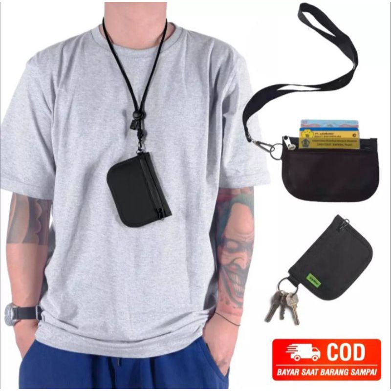 Sako WOMEN'S WALLET / NECK HANGING WALLET / NECKLACE WALLET | Shopee ...