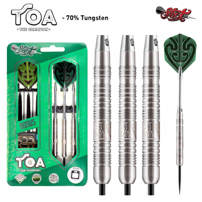 PUMA SHOT - STEELTIP DART - 70% TUNGSTEN - TOA - 22,24,26g | Shopee ...