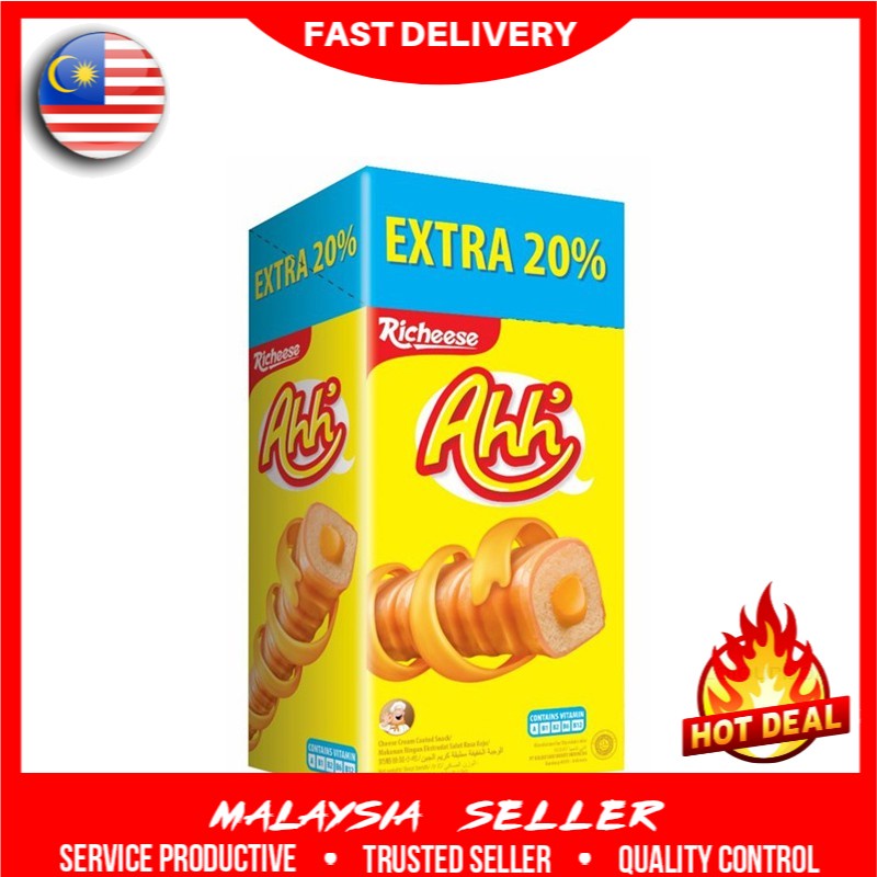 Nabati Richeese Ahh Triple Cheese (13.5g x 10 Pcs) | Shopee Malaysia