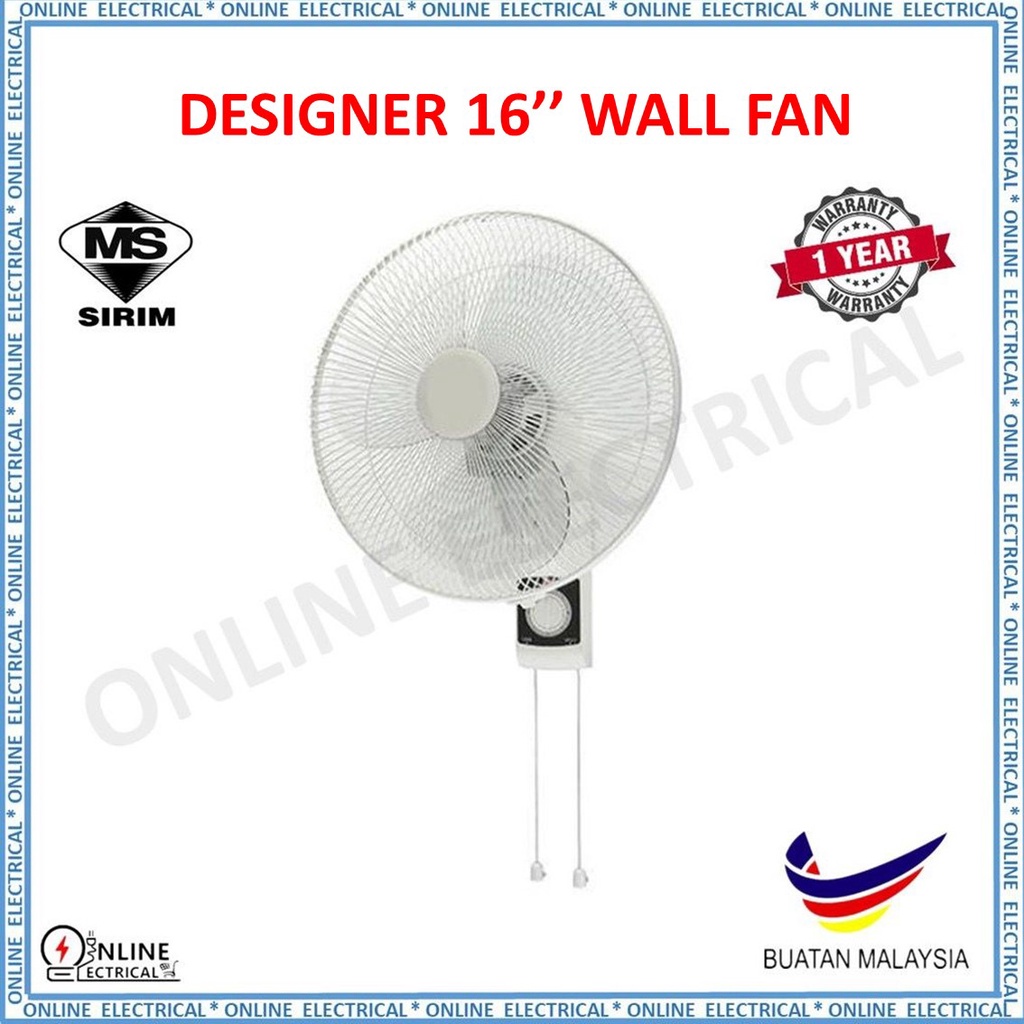 WALL FAN / AUTO FAN 16'' - KDK / DEKA / DESIGNER / EURO | Shopee Malaysia