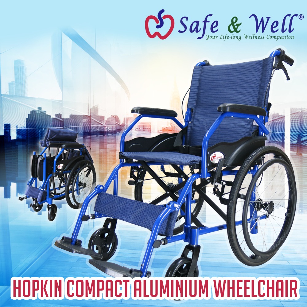HOPKIN COMPACT ALUMINIUM WHEELCHAIR | Shopee Malaysia