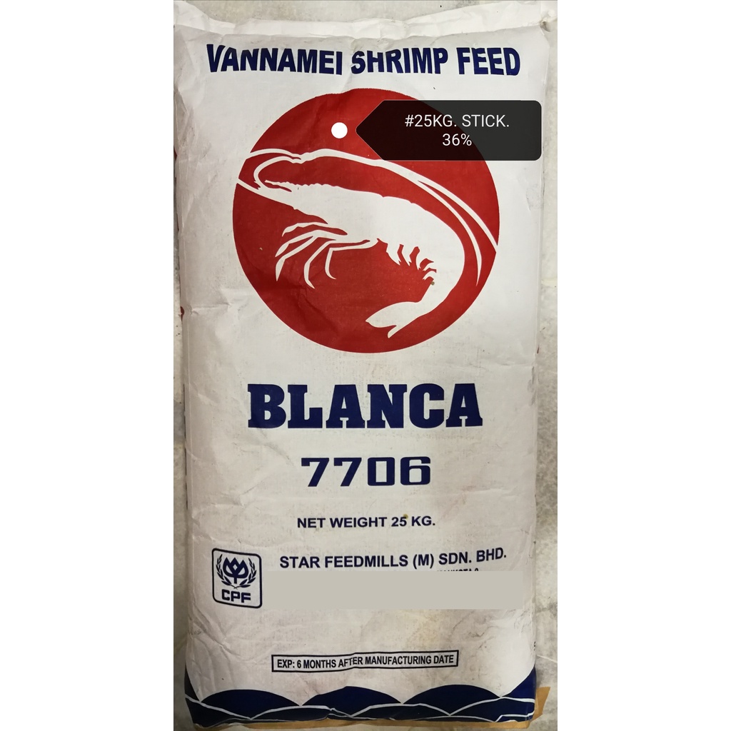 Star Feed 7706 Blanca Vannamei Shrimp Feed Food 25kg Makanan Udang ...
