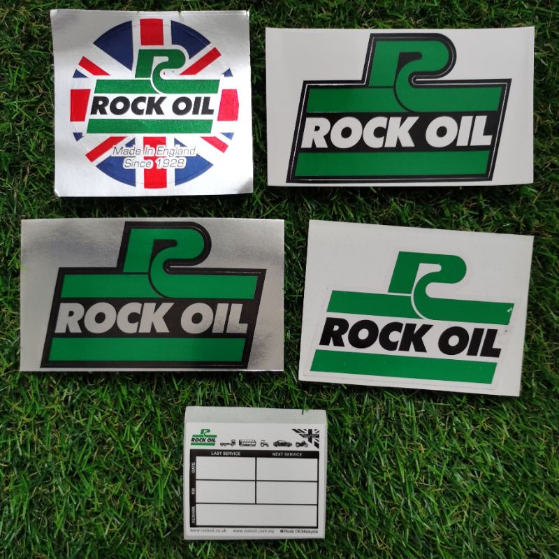 Rock Oil Logo Sticker | Shopee Malaysia