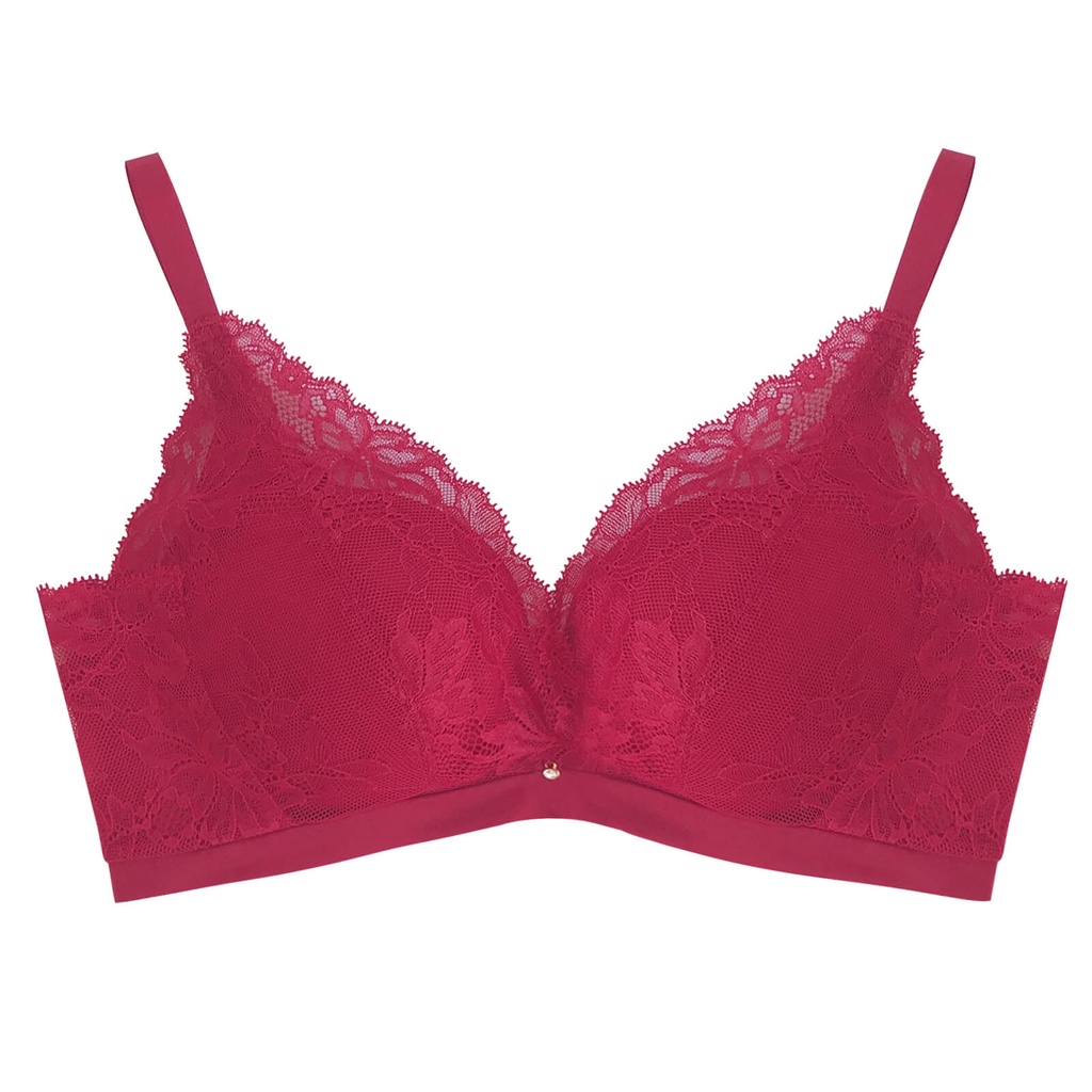 XIXILI JAGUSIA WIRELESS LACE SCOOP TRIANGLE BRA | Shopee Malaysia