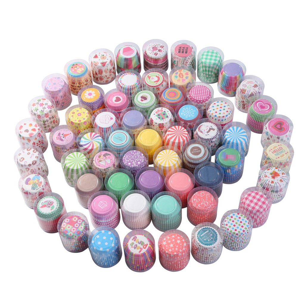 Paper Cup 100pcs Muffin Cup Cupcake Paper | Cawan Kertas Mufin Bekas ...