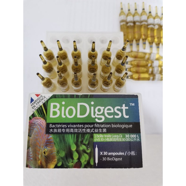Prodibio BioDigest 1 Vials(Aquarium/Aquatic/Aquarium/German/Bacteria ...